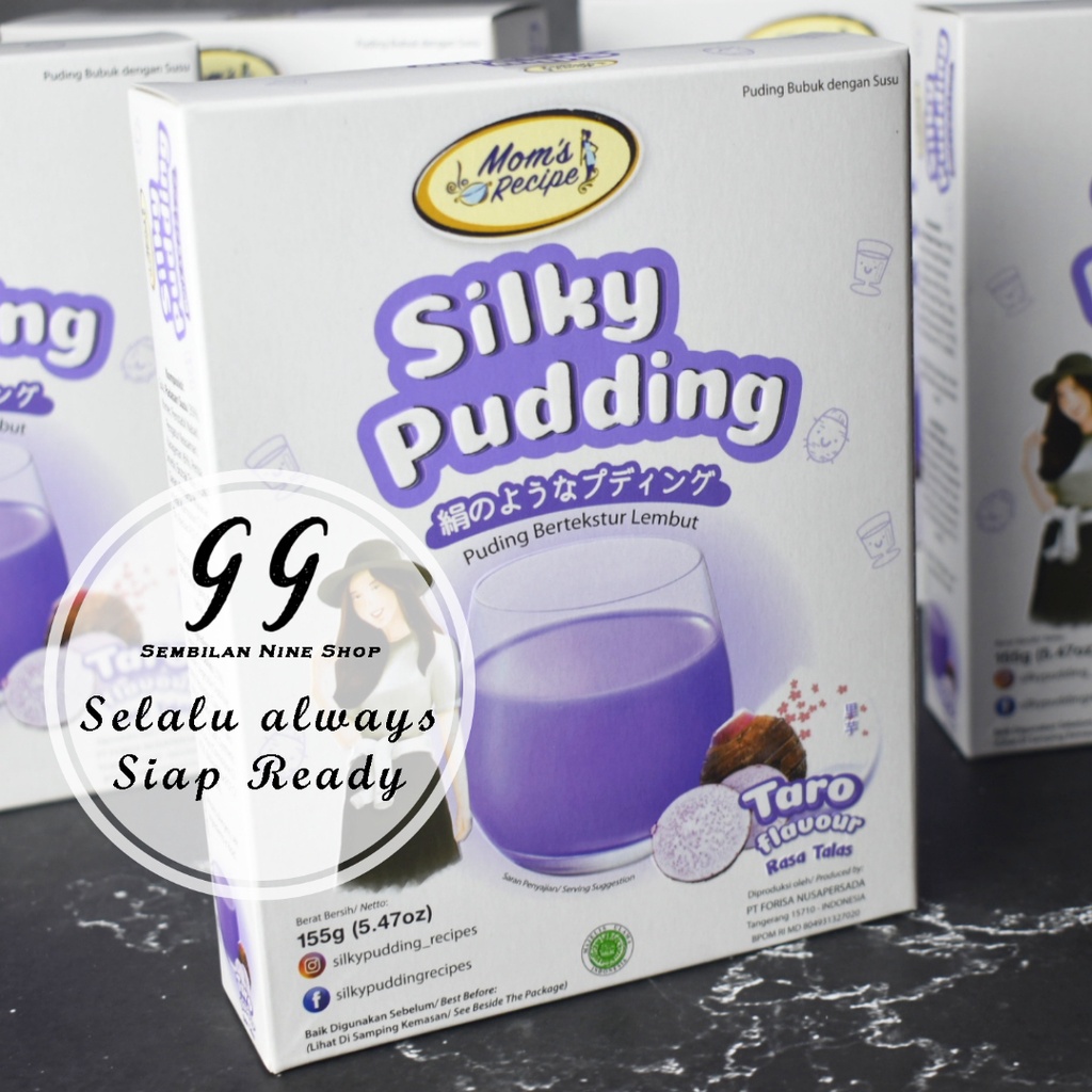 Jual SILKY PUDDING TARO Moms Recipe Mom's Puding Lembut 155 Gram Mom ...