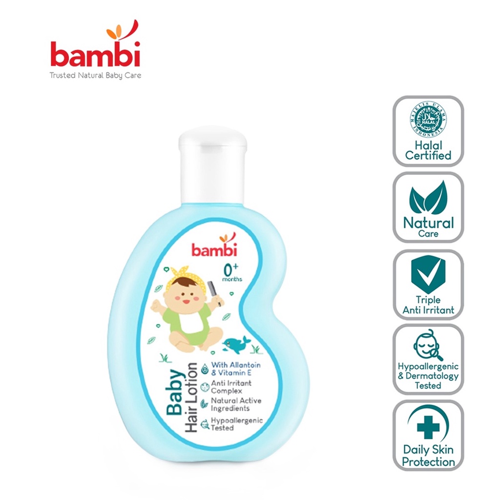 Jual Bambi Baby Hair Lotion 100 ml | Shopee Indonesia