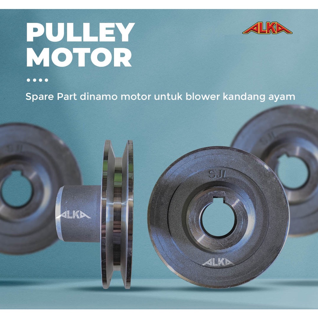 Jual Pulley Motor Dinamo Blower Pully Puli Box Fan Cone Fan Butterfly ...