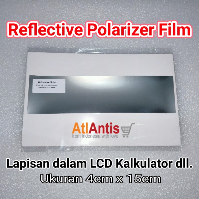 Jual (4x15 cm) Polarizer Silver LCD Kalkulator bagian dalam, AvoMeter ...