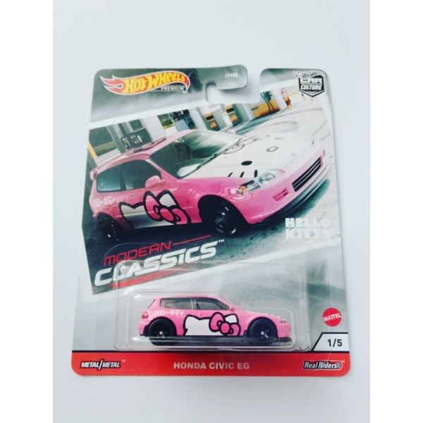 Jual Hot Wheels Premium Honda Civic EG Hello Kitty | Shopee Indonesia