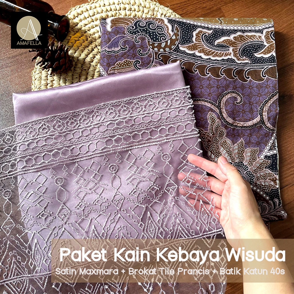 Jual Paket Kain Kebaya Wisuda Seragaman Premium Bridesmaid Lamaran ...