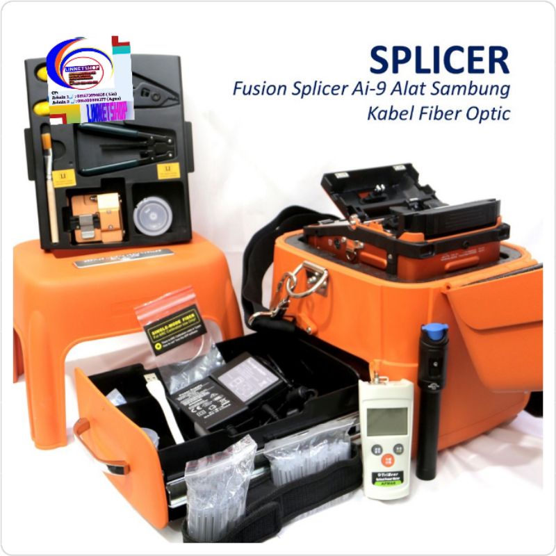 Jual Tarmoc Fiber Optik Fusion Splicer AI9 Splicing FO AI9 (Splicing ...