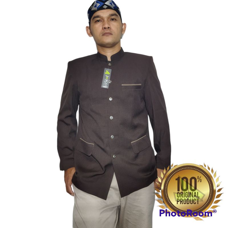 Jual Jasko Jas Koko polos Baju Koko Saku Tutup Busana Pria Muslim ...