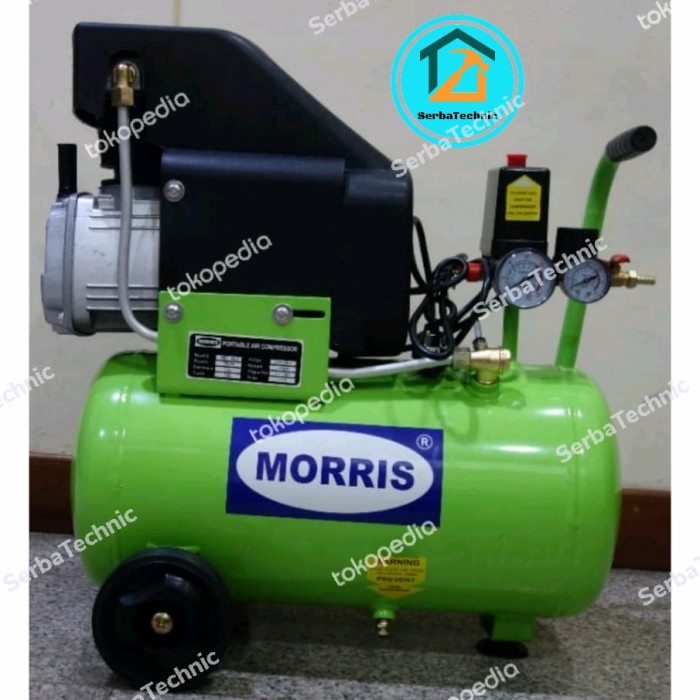 Jual Komp Kompresor Morris 1 Hp Air Compressor Morris 1Hp 24 Liter ...