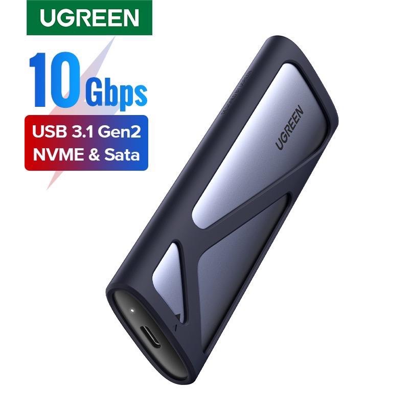 Jual Ugreen SSD Case Enclosure M.2 M-Key NVME Sata Dual Protocol JunDW | Shopee Indonesia