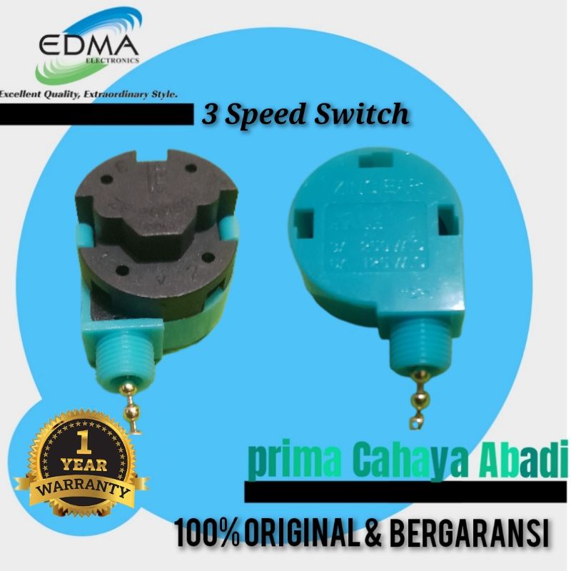 Jual mt edma tarikan kipas speed switch ( 3 speed switch ) | Shopee ...