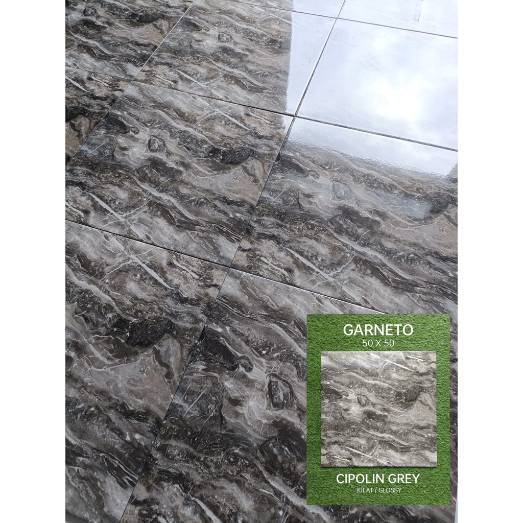 Jual Keramik Lantai 50X50 Cipolin Grey Kilat KW1 Pekanbaru Riau, Motif ...