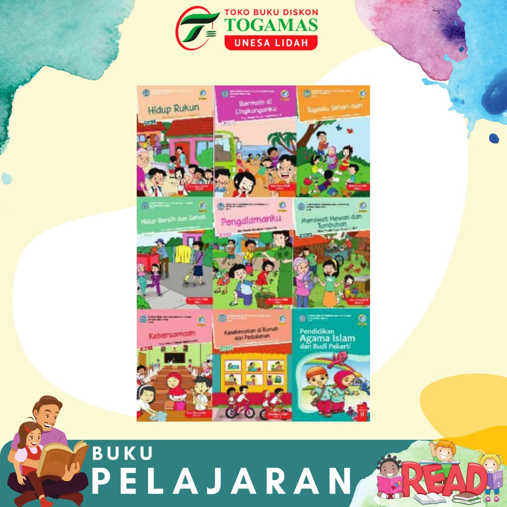 Jual BUKU TEMA / TEMATIK SD KELAS II TEMA 1, 2, 3, 4, 5, 6, 7, 8 ...