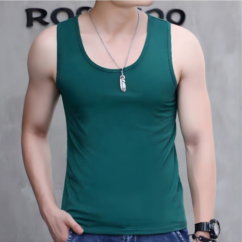 Jual SINGLET PRIA COTTON COMBED POLOS KAOS SINGLET PRIA DEWASA KAOS ...