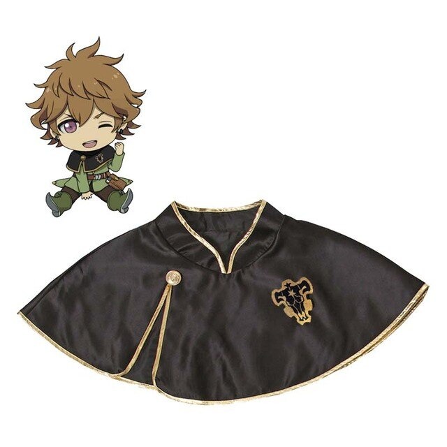 Jual Coat Jubah Cosplay Black Clover Black Bull Cape Asta | Shopee ...