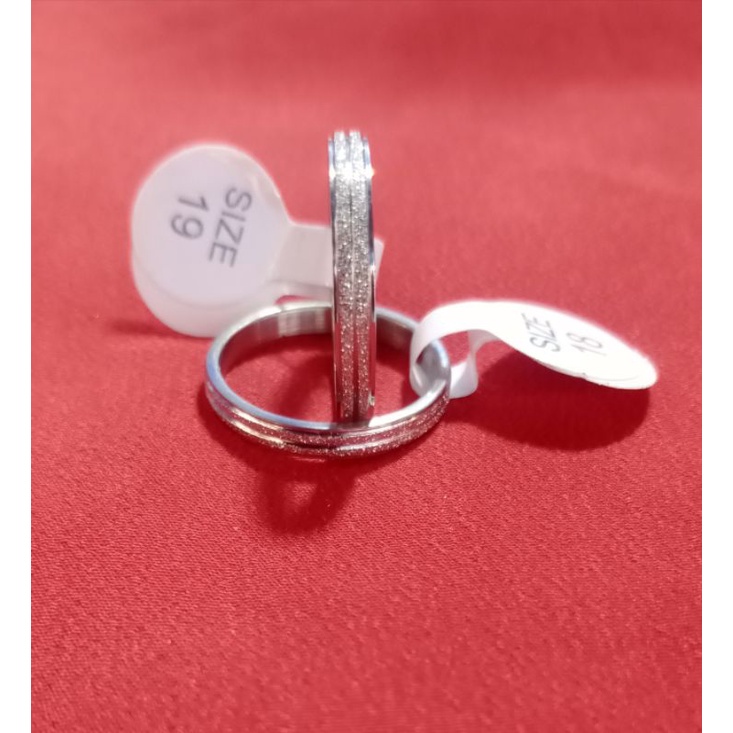 Jual Cincin Besi Putih Pasangan Model Terbaru 01 | Shopee Indonesia