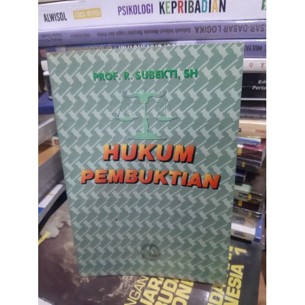 Jual Buku HUKUM PEMBUKTIAN (PROF. SUBEKTI) | Shopee Indonesia Jual Buku HUKUM PEMBUKTIAN (PROF. SUBEKTI) | Shopee Indonesia