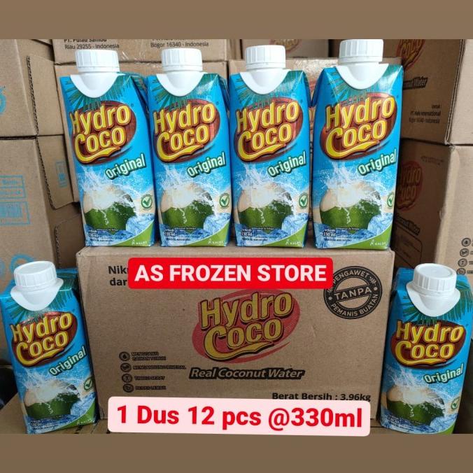 Jual Hydro Coco 330ml / Hydrococo 330ml Air Kelapa Asli 1 Dus 12 Pcs ...