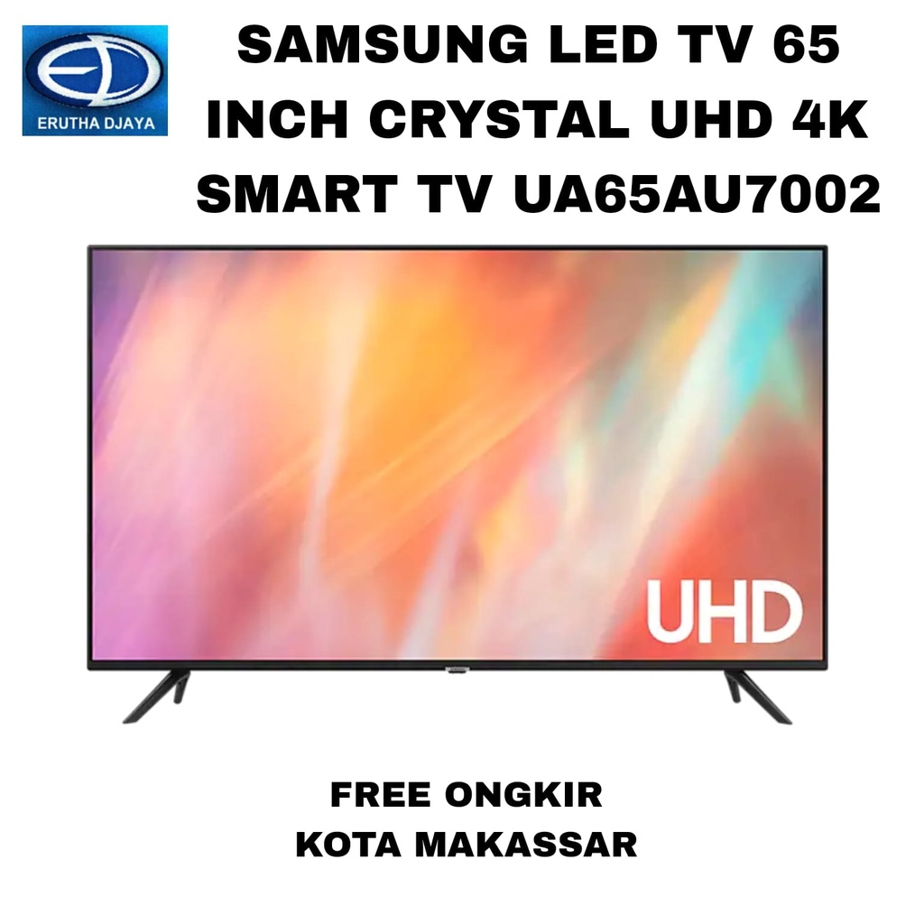Jual SAMSUNG LED 65 Inch Smart 4K Crystal UHD TV 65AU7002 | Shopee ...