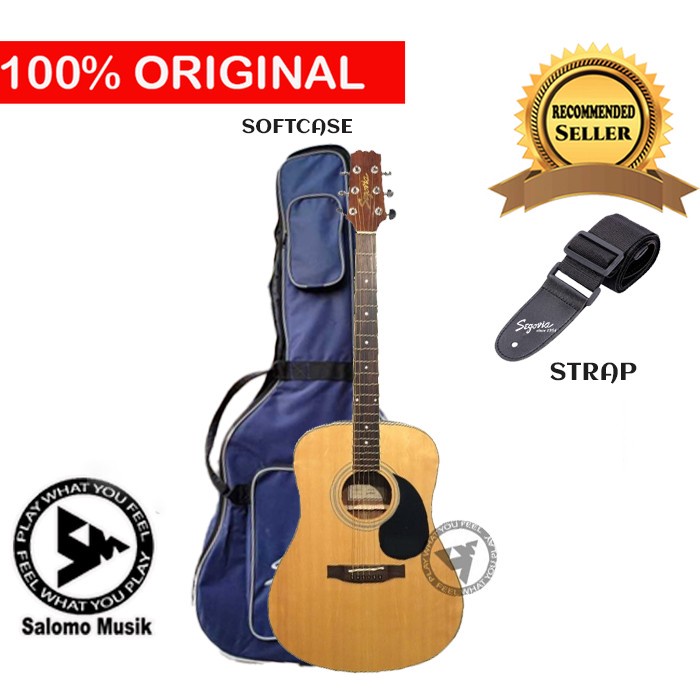 Jual Gitar Akustik Elektrik Segovia D07 GN Free Gigbag Original | Shopee Indonesia