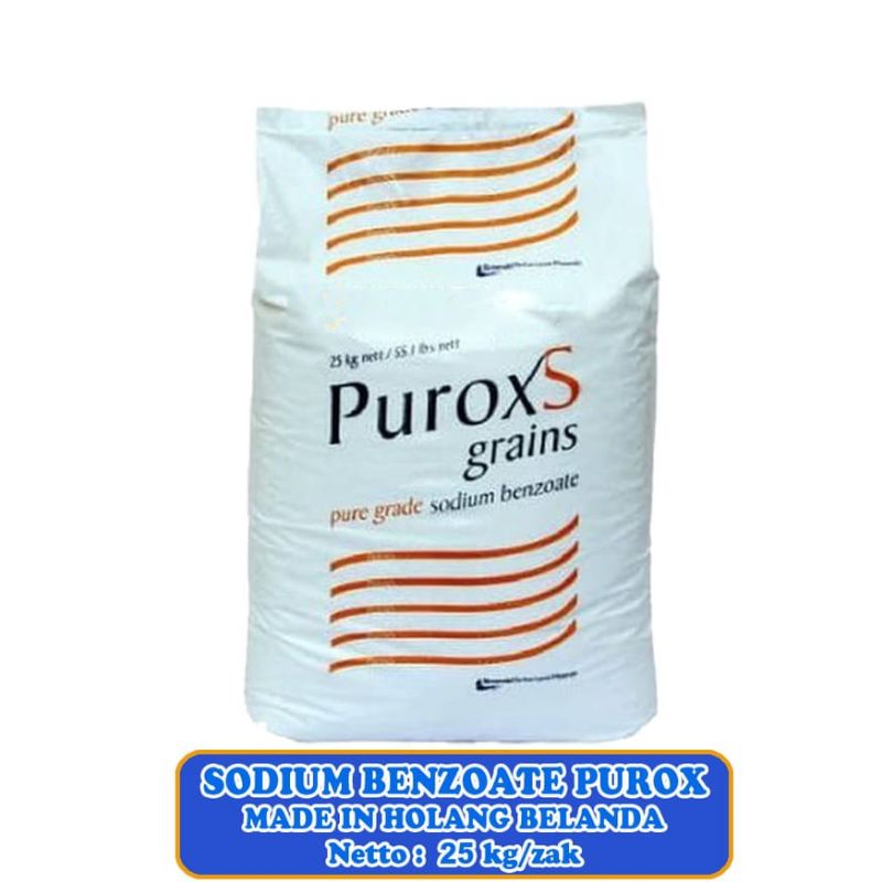 Jual SODIUM BENZOATE PUROX Holland 1kg - belanda | Shopee Indonesia