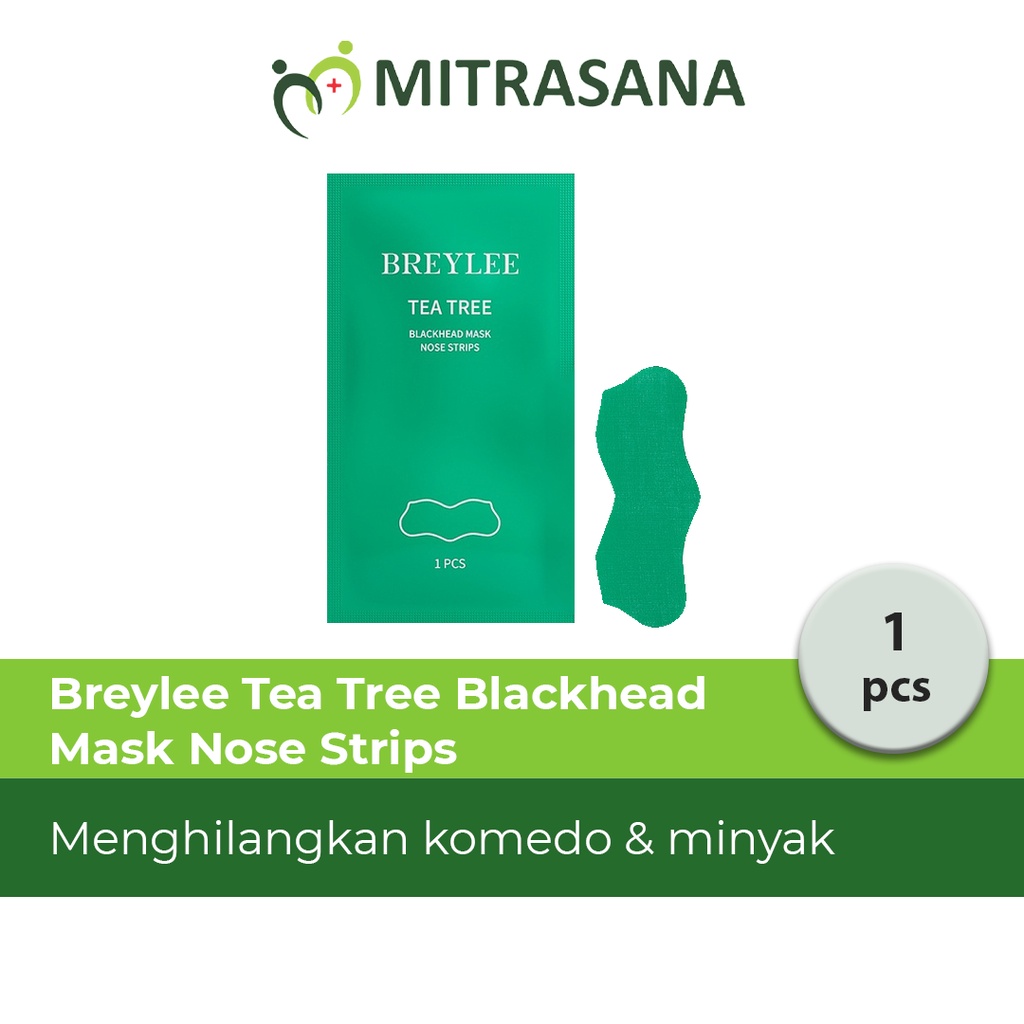 Jual BREYLEE Tea Tree Blackhead Mask Nose Strips - Masker Hidung ...