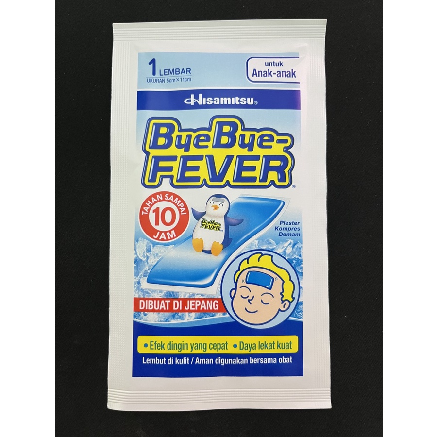 Jual Bye Bye Fever Anak 1 Lembar | Shopee Indonesia