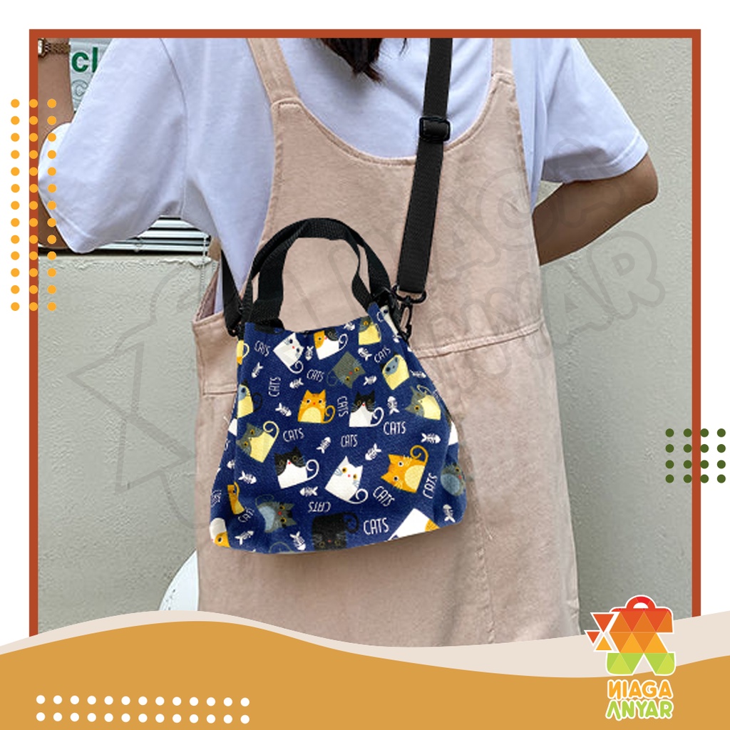 Jual NAS Sling Bag Kanvas Knus Mini / Slingbag Mini Kanvas / Tas ...