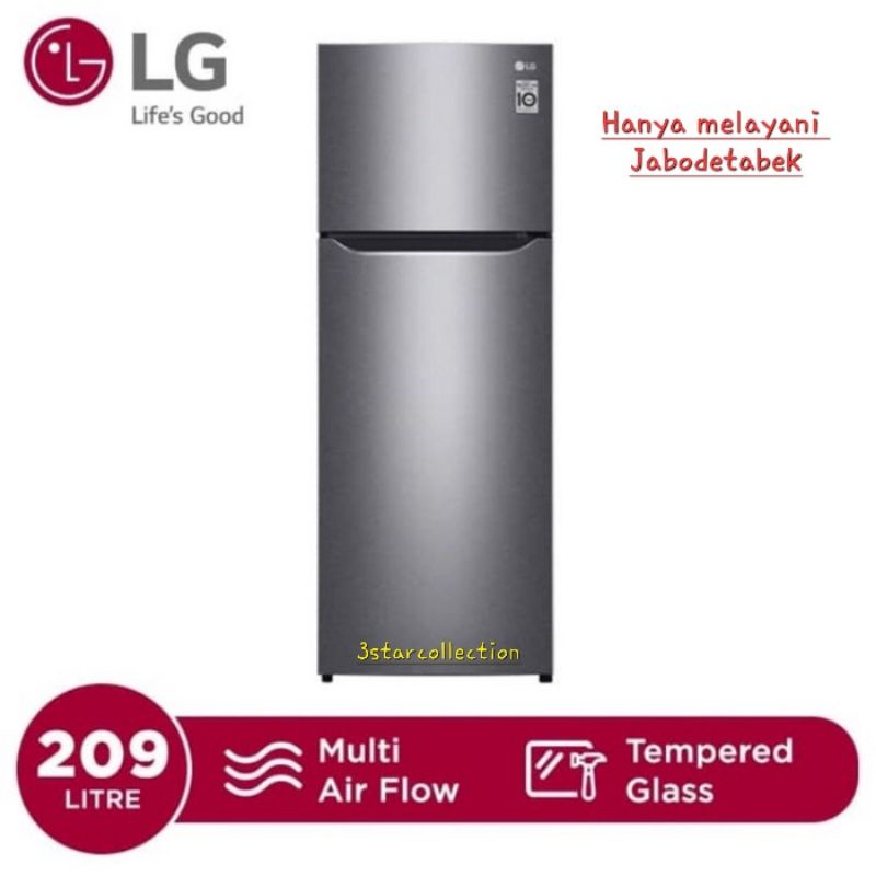 Jual Kulkas 2 Pintu LG GNB215SQMT Garansi Resmi / Lemari ES LG 2 pintu ...