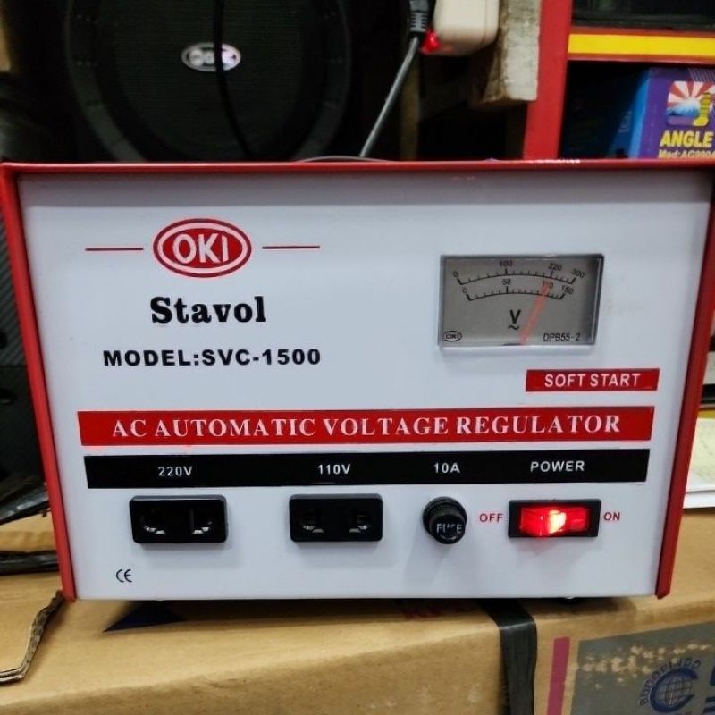Jual STAVOL STABILIZER AVR OTOMATIS OKI 1500 WATT | Shopee Indonesia