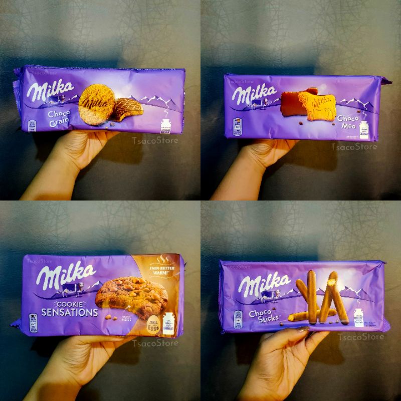 Jual Milka Choco Grain Choco Stick Choco Moo Milka Cookie Sensation ...