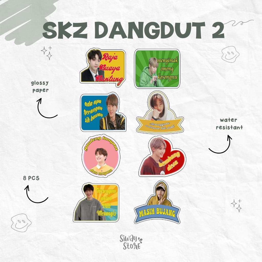 Jual STICKER DANGDUT SKZ VER 2 | Shopee Indonesia