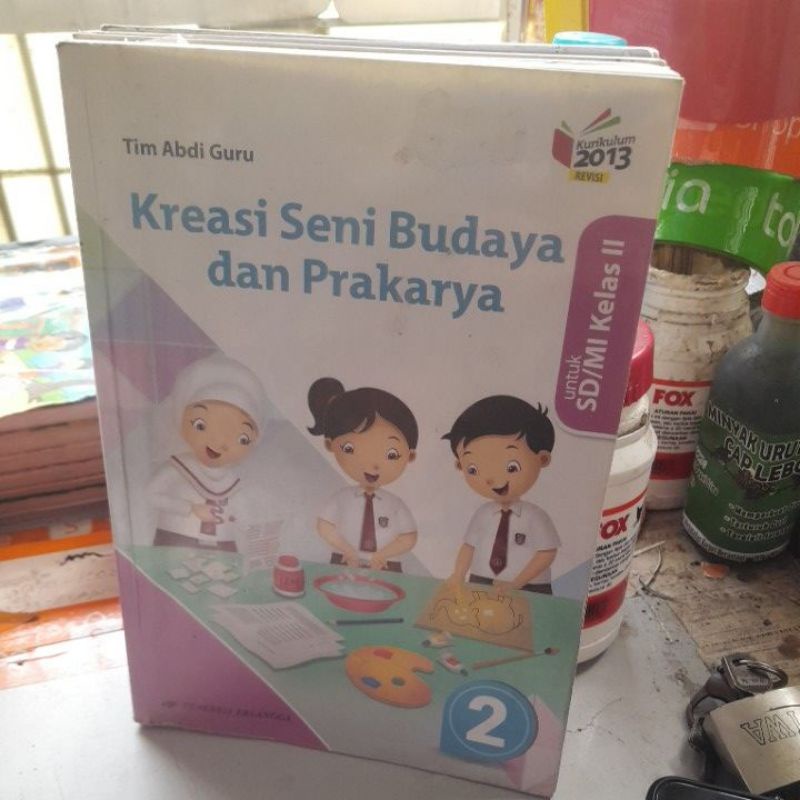 Jual buku Kreasi seni budaya dan prakarya untuk SD/MI kelas II/2 penerbit erlangga | Shopee ...