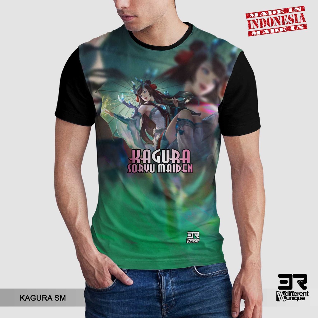 Jual [ ] KAOS PRINTING GAMBAR GAME MOBILE LEGEND KAGURA - BAJU DISTRO ...