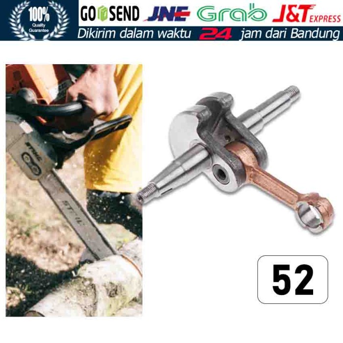 Jual Crank shaft Kruk As Kol as Mesin Chainsaw Sinso Senso Mini Kecil ...
