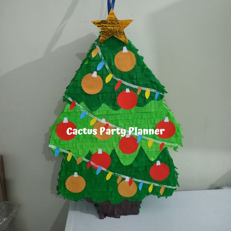 Jual Pinata Pukul/Pinata Tarik Karakter Ulang Tahun Motif Pohon Cemara ...