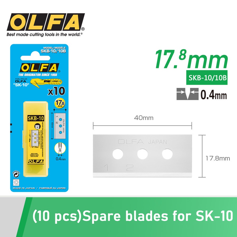 Jual OLFA SKB-10 Refill Pisau Cutter SKB-10/10B (10pcs/pack) Spare Blade For SK-10 | Shopee ...