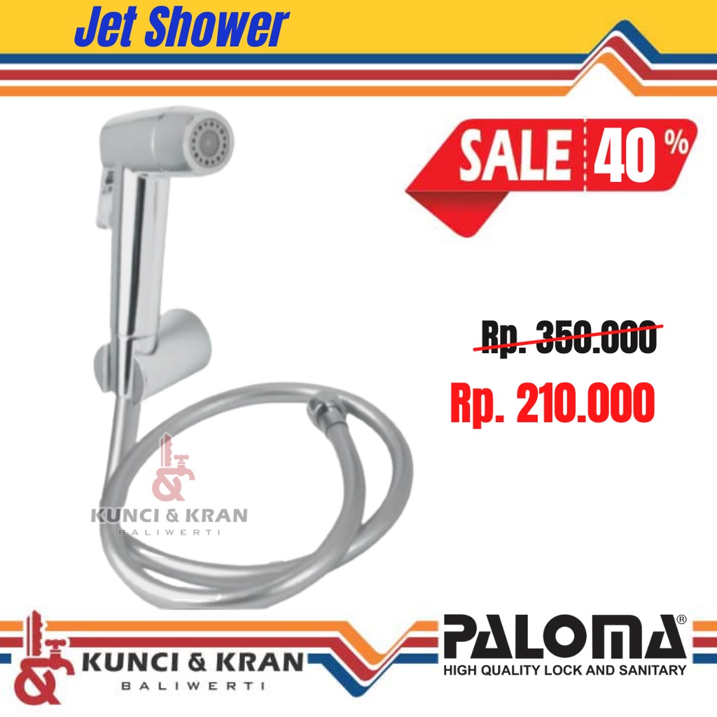 Jual SHOWER JET PALOMA TSP 3101 SILVER JET WASHER SILVER JET SHOWER ...