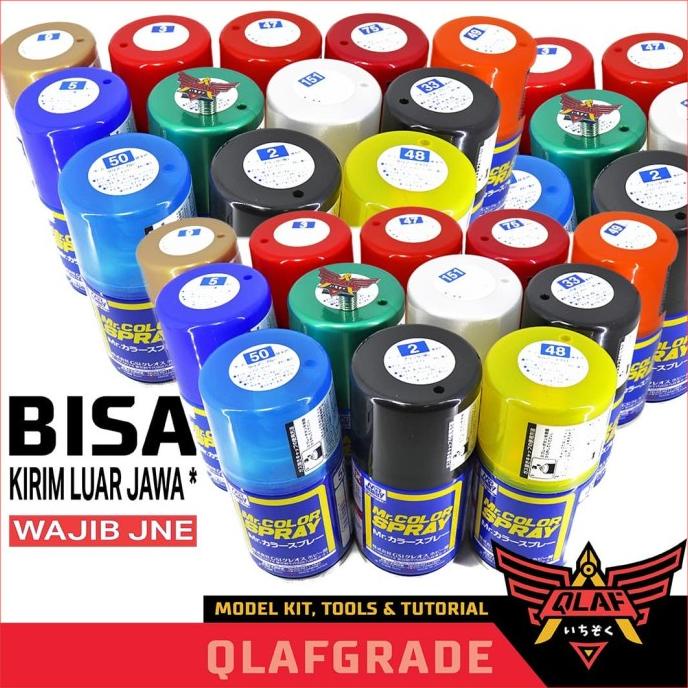 Jual SPRAYCAN MR COLOR SPRAY CAN AKRILIK CAT GUNDAM MODEL KIT MR HOBBY ...