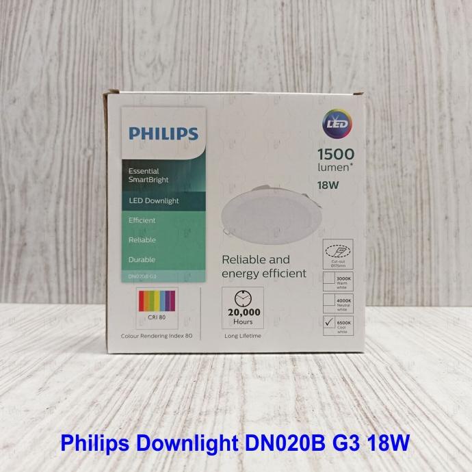 Jual Philips Downlight LED DN020B G3 18W Led15 D175 220-240V Inbow ...