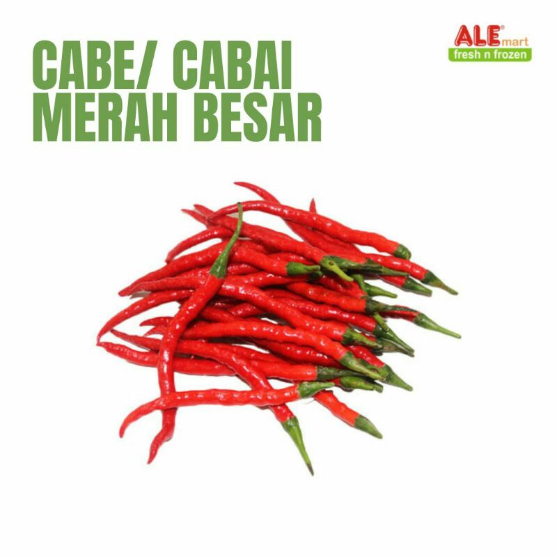 Jual Cabe merah besar fresh 250gr, cabe merah besar, cabe merah besar ...