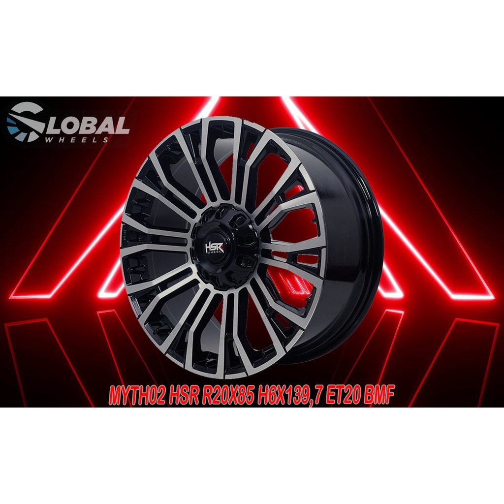 Jual VELG RACING HSR R20 BUAT MOBIL FORTUNER HILUX TRITON EVEREST ...