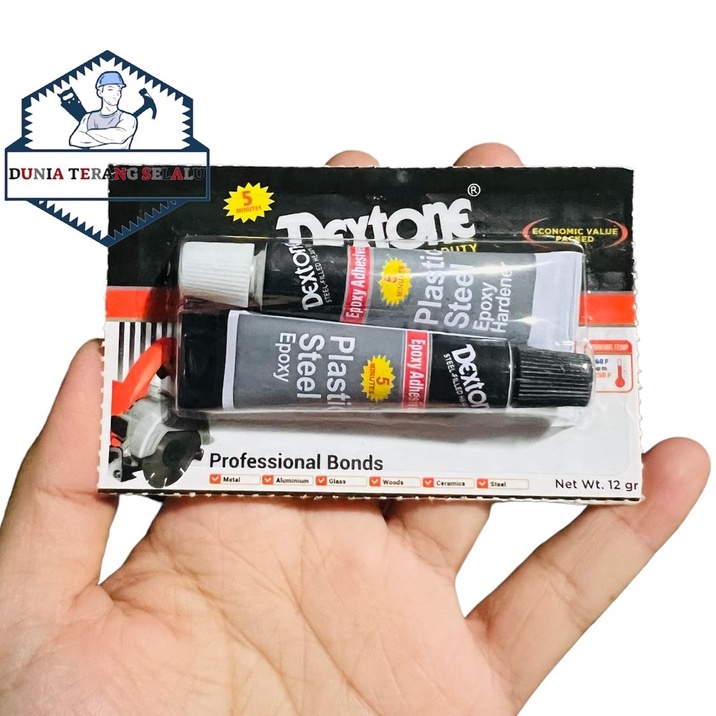 Jual 1 BIJI - Lem Besi KECIL DEXTONE Epoxy Adhesives (5 menit) 12gram ...
