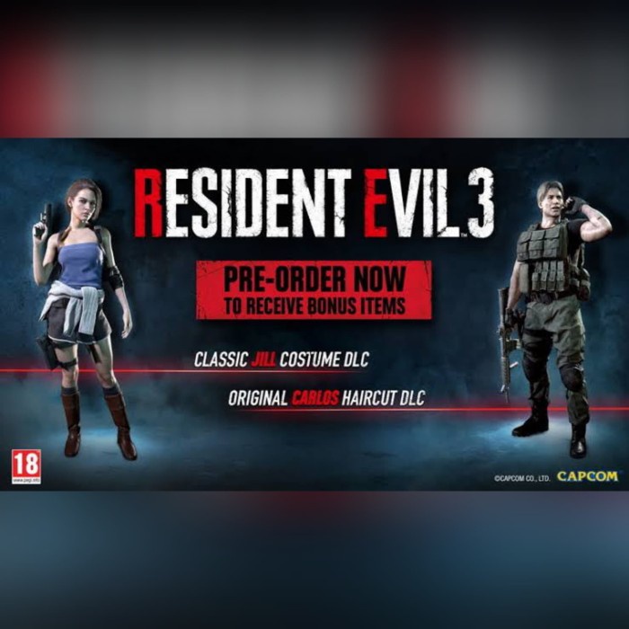 Jual Vk0162 Resident Evil 3 Remake Pc Dlc Costume Original Sharing Offline Only | Shopee Indonesia
