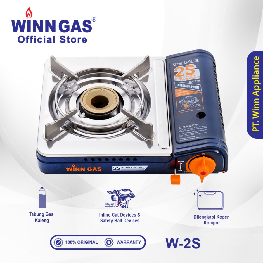 Jual FREE GAS KALENG Winn Gas Kompor Portable Kompor Camping 1 Fungsi ...
