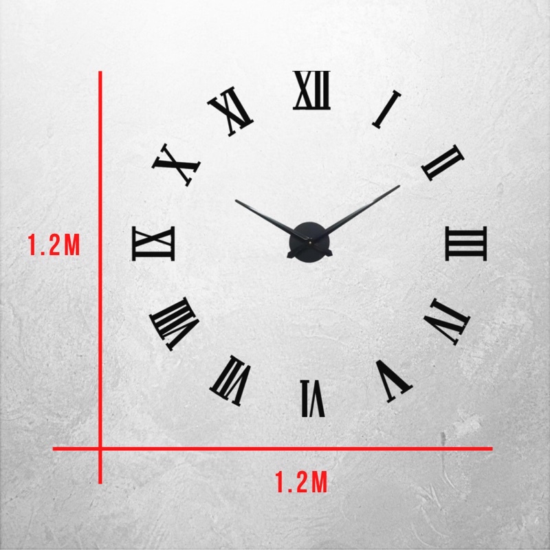 Jual Jam Dinding Jumbo ROMAWI | DIY Clock | Raksasa Besar JADIJUMBO ...