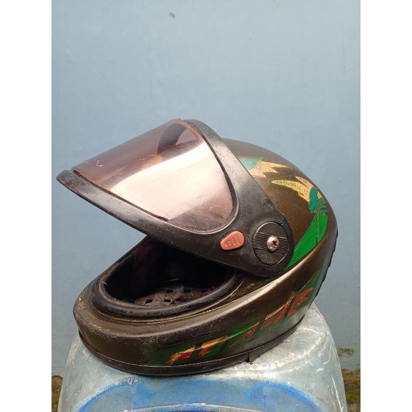 Jual helm jadul Fullface model vigano | Shopee Indonesia
