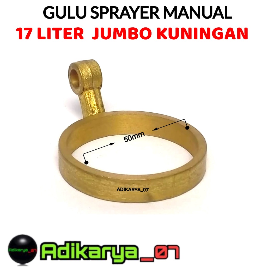 Jual Gulu Pompa Tabung Sprayer Manual Ring Angsa 17 Liter JUMBO Gulu ...
