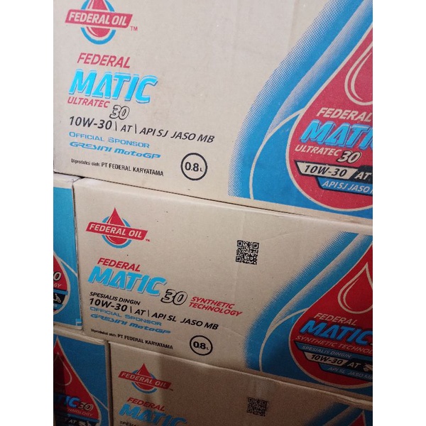 Jual OLI FEDERAL MATIC ORANGE ( 1 DUS ISI 24 BOTOL) | Shopee Indonesia