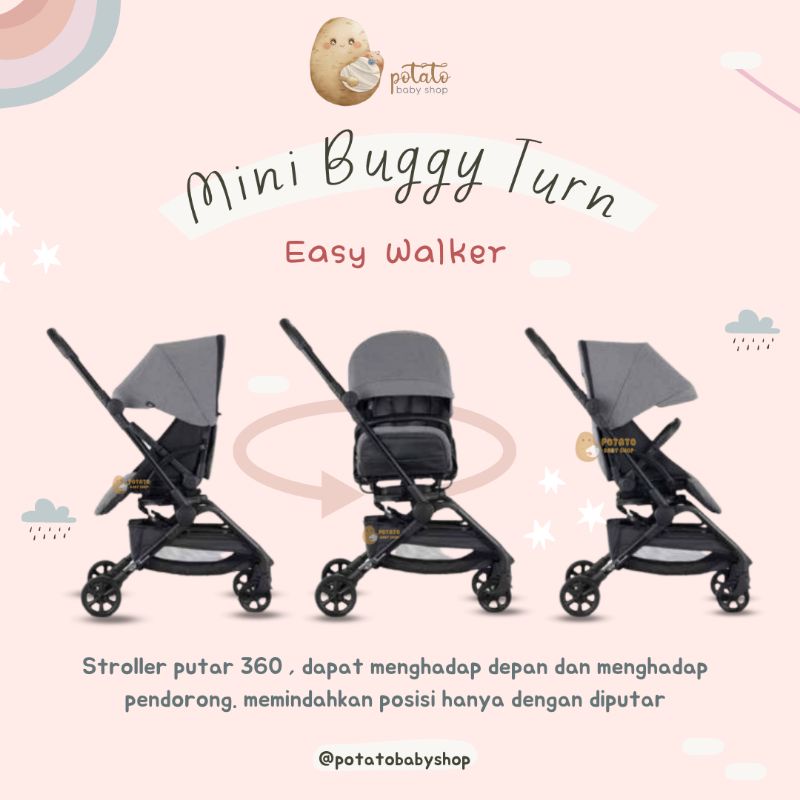 Jual Mini Buggy Turn 2.0 By Easywalker Korean Version (HARGA ASLI 6.150 ...