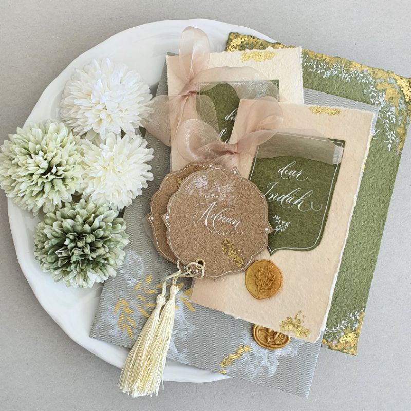 Jual Calligraphy wedding keepsake | wedding vow (link pelunasan ...