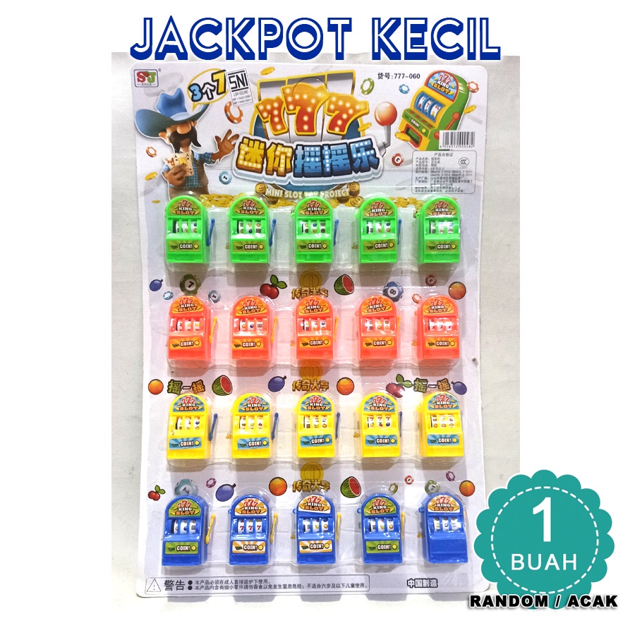 Jual Mainan miniatur Jackpot Slot SATUAN 1 pc - Mainan Jackpot MIni ...