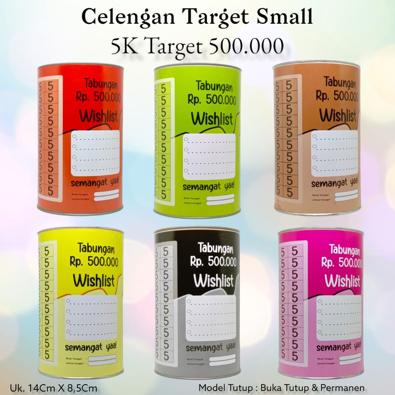 Jual Celengan Target 5k Target 500rb Celengan Target Viral Tabungan ...