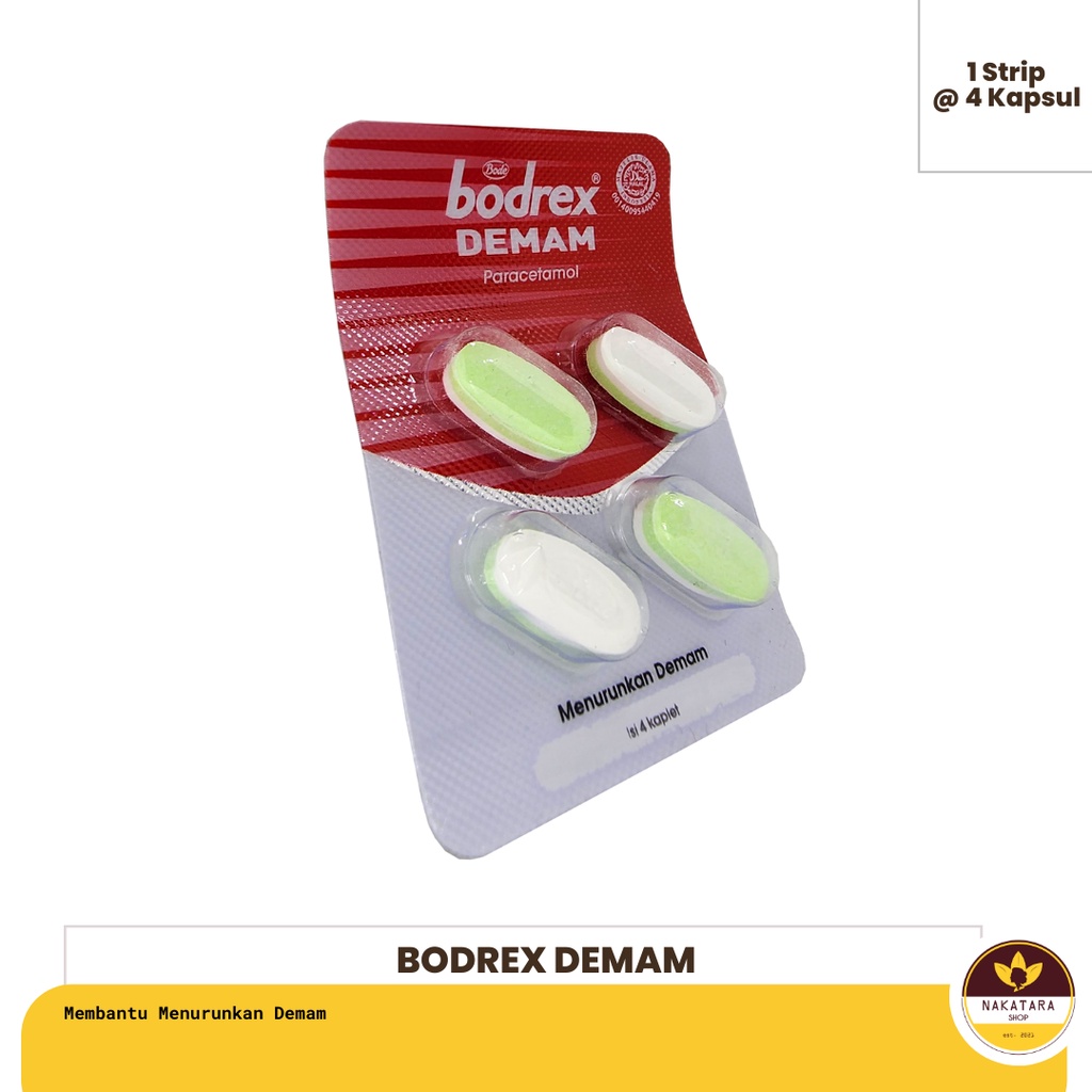 Jual BODREX DEMAM isi 4 Tablet PARACETAMOL | Shopee Indonesia